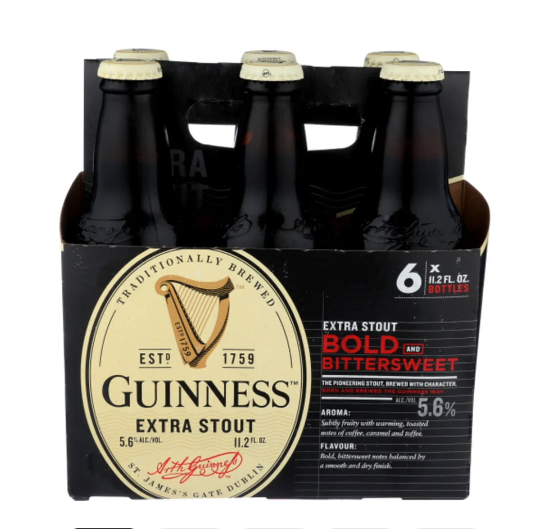 Guinness Extra Stout 6 pack | TreesAndBrews