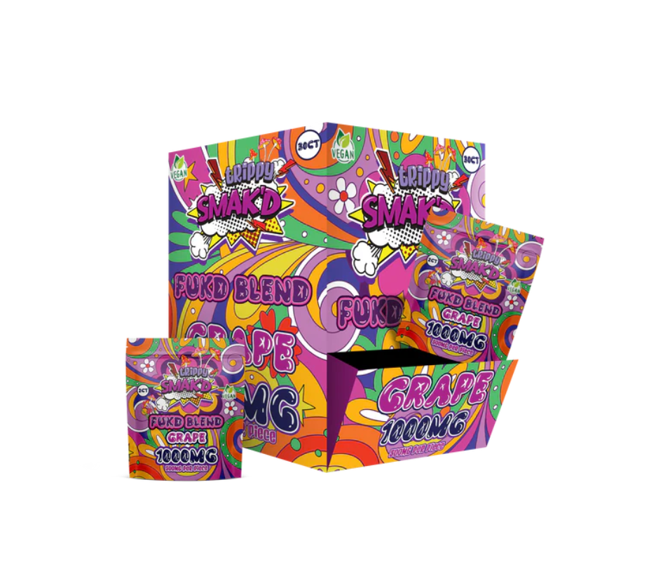 Trippy Smack'd THC x Mushroom Gummies 2 Pack | TreesAndBrews