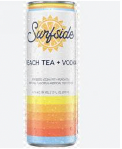 Surfside Peach Tea & Vodka 4 pack | TreesAndBrews