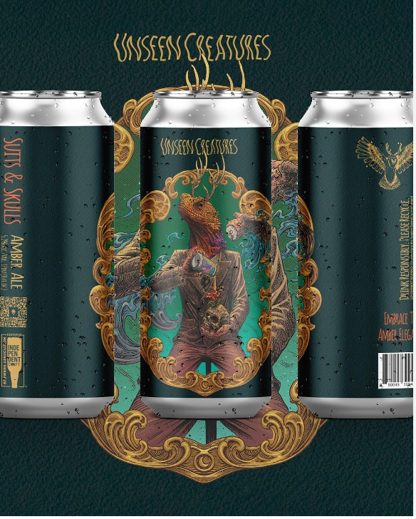 Unseen Creatures Suits & Skulls Ale 4 Pack | TreesAndBrews